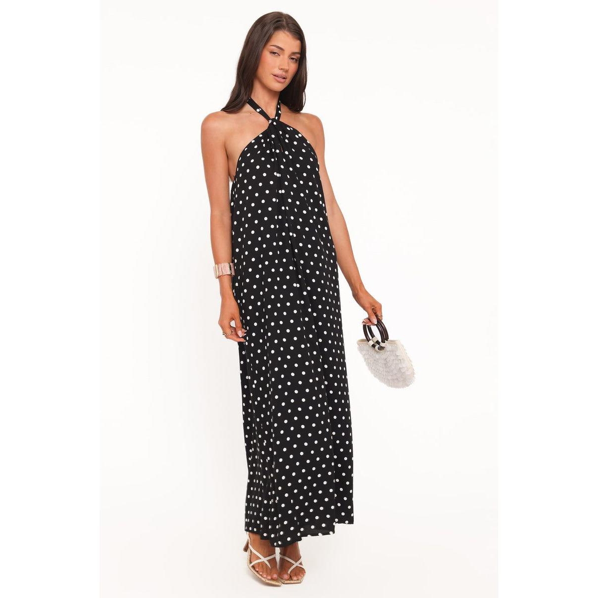 Click here for Petal and Pup Womens Theophania Maxi Dress - Black... prices
