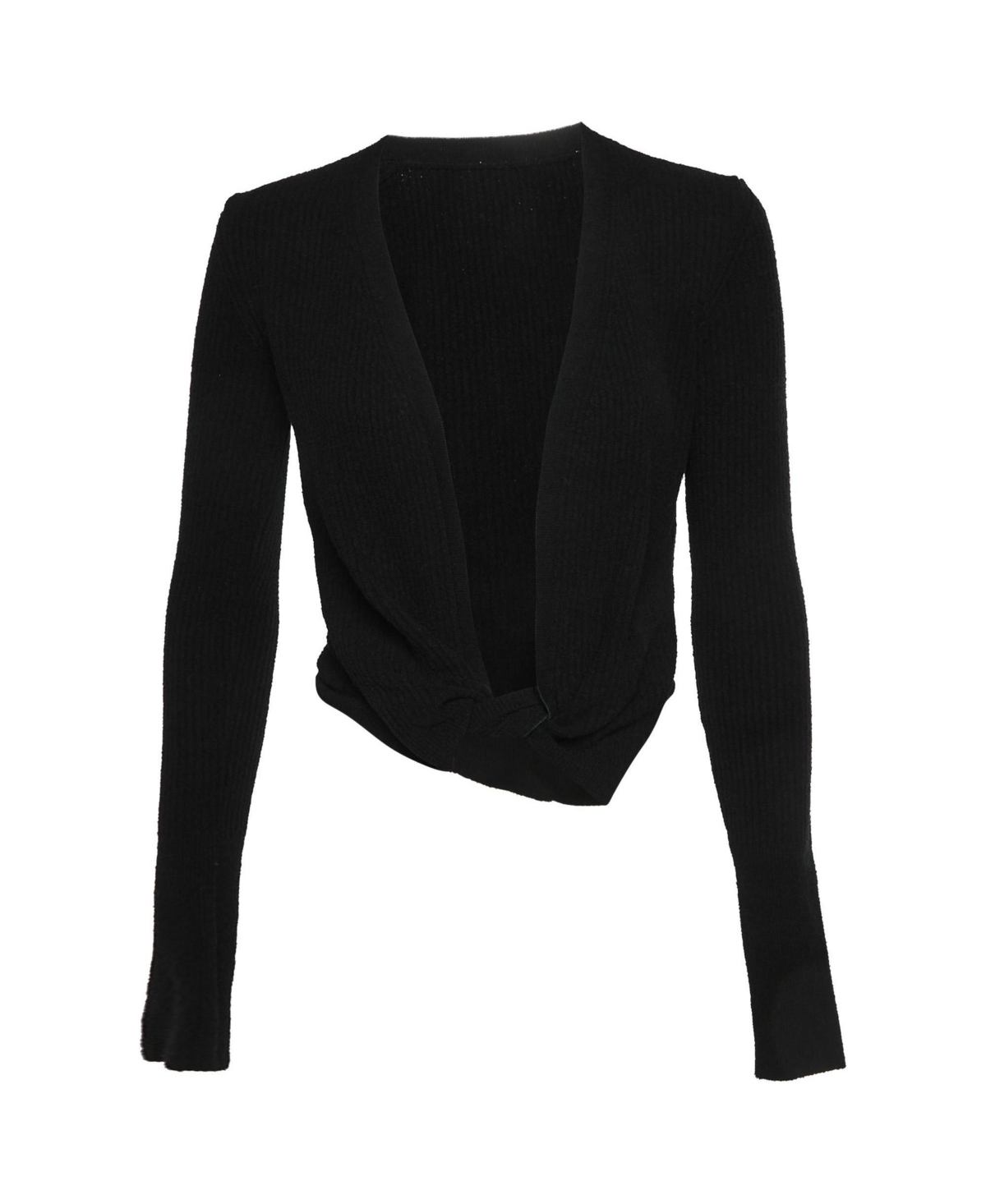 Click here for Pre-Owned Jacquemus Womens Rib Knit Twisted Cardig... prices