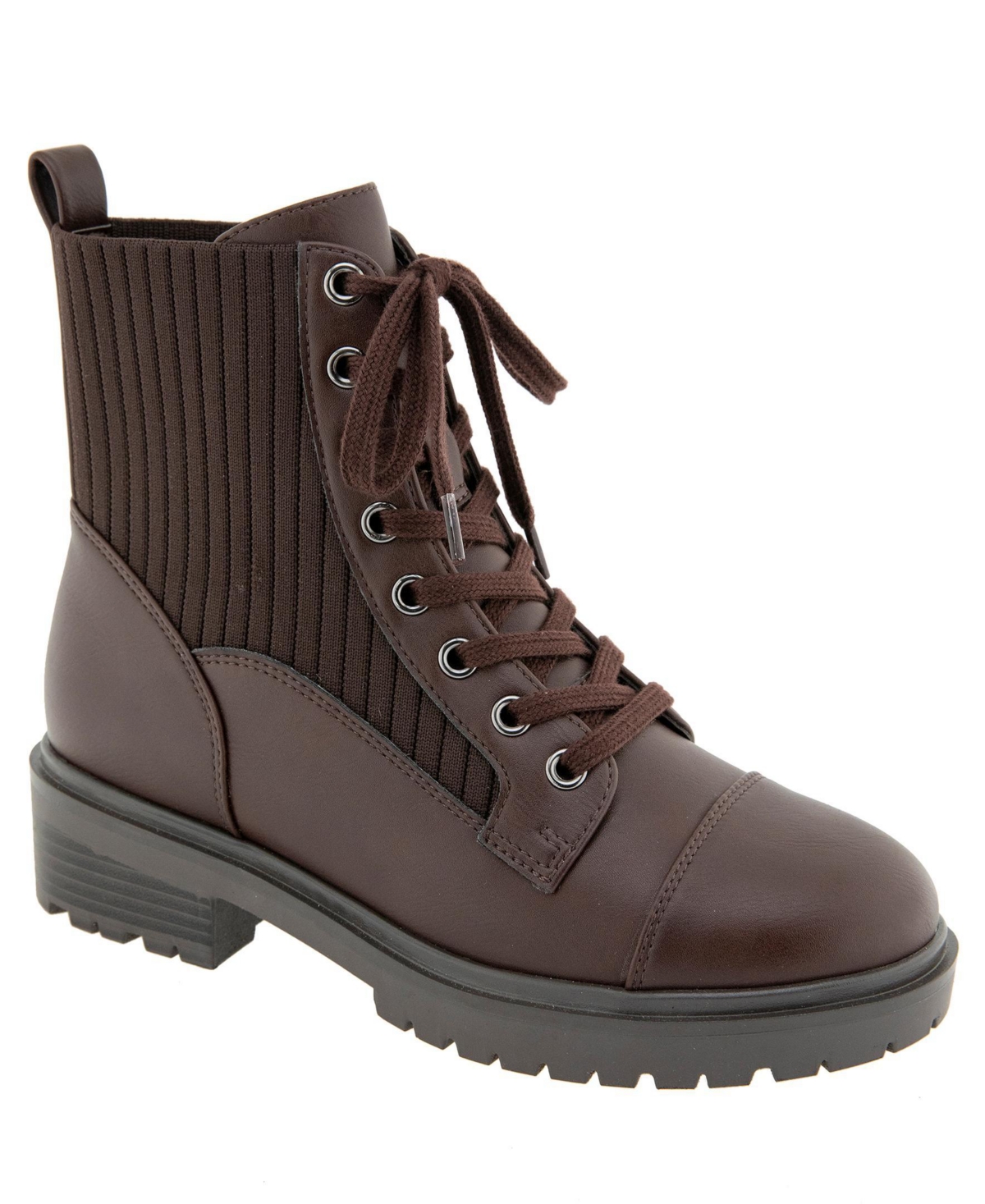 Click here for BCBGeneration Womens Mari Combat Boot - Dark brown prices
