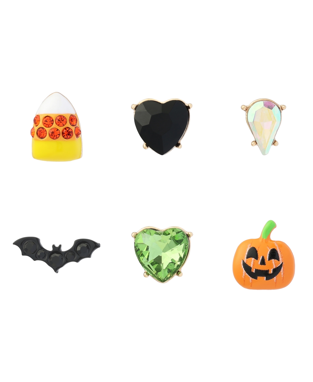 Click here for Betsey Johnson Faux-Stone Halloween Pumpkin 6-Piec... prices