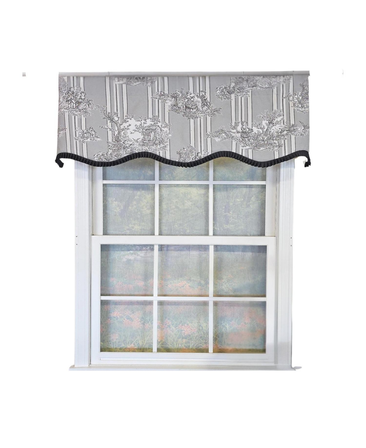 Click here for Rlf Home French Country Ruffled Provance Window Va... prices