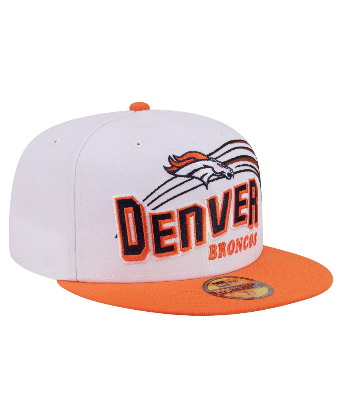 Click here for New Era Mens White/Orange Denver Broncos Retro Swo... prices