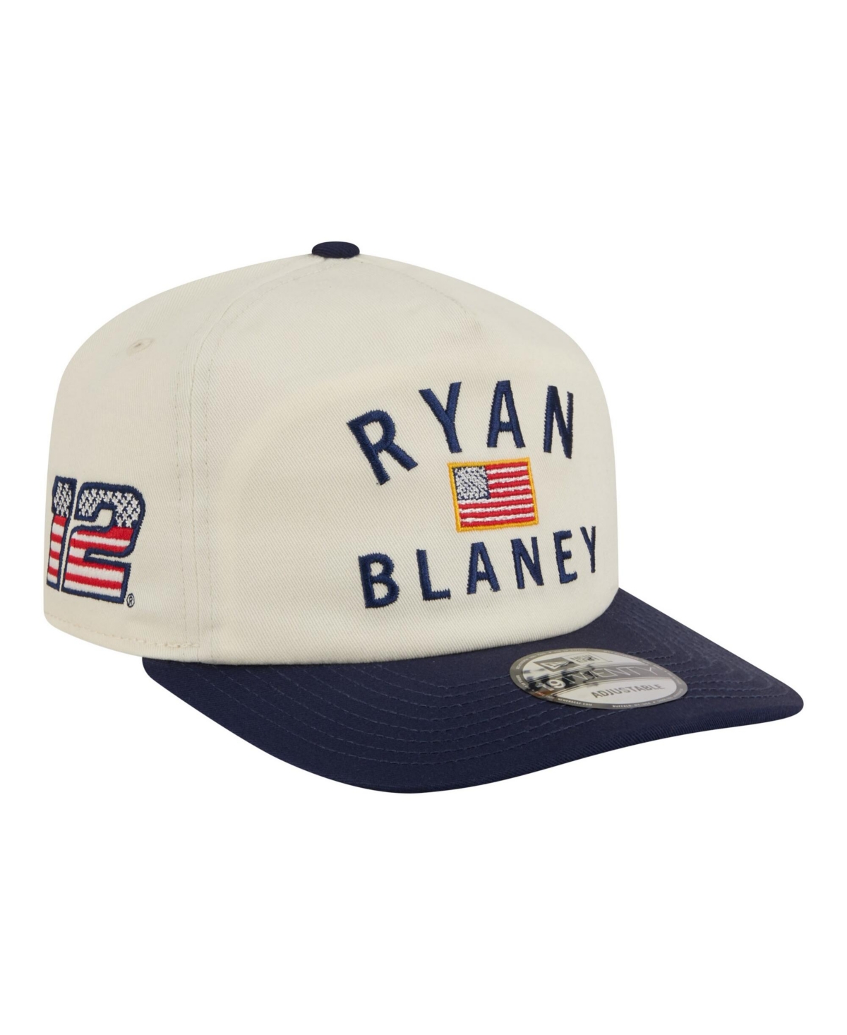 Click here for New Era Mens Cream/Navy Ryan Blaney Flag 19TWENTY... prices
