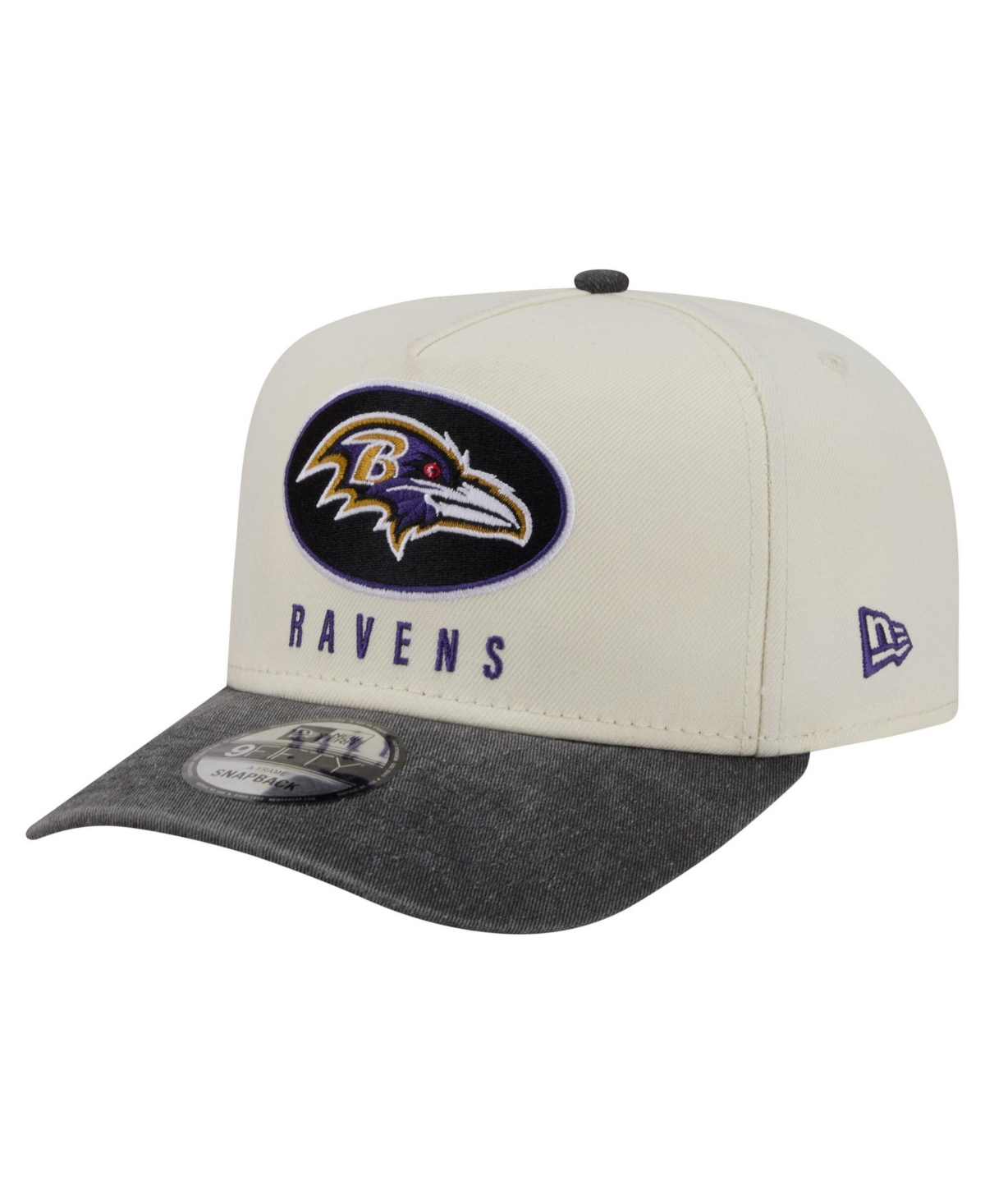 Click here for New Era Mens Cream/Black Baltimore Ravens Washed A... prices