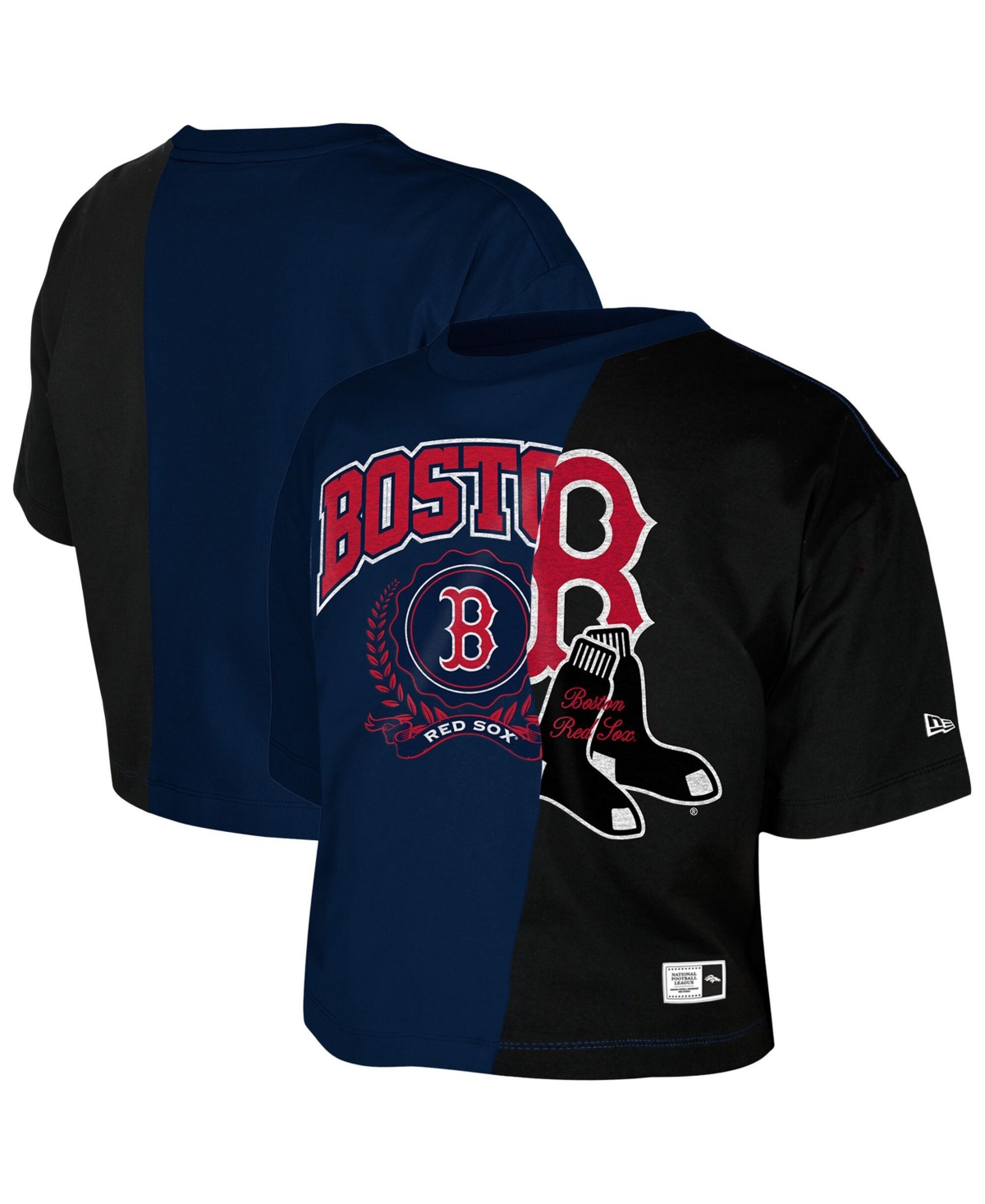 Click here for New Era Womens Navy Boston Red Sox Color Blocked B... prices