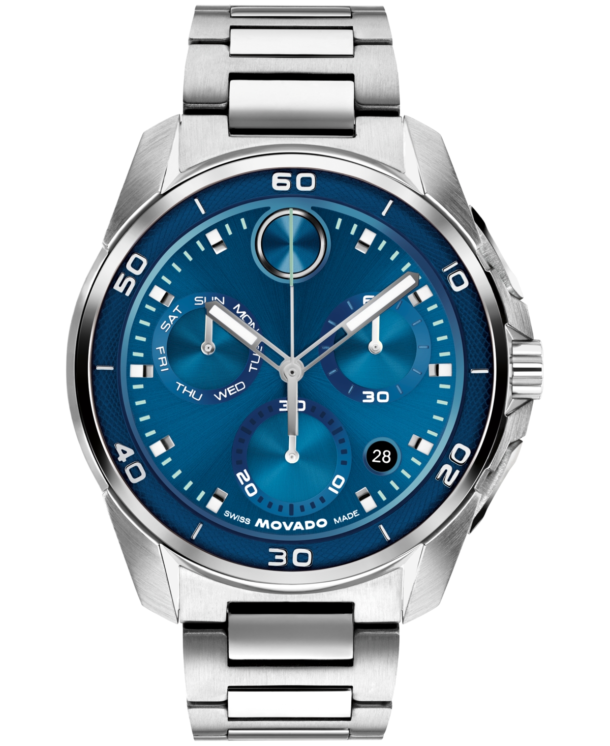 Click here for Movado Mens Bold Verso S Swiss Quartz Chrono Stain... prices