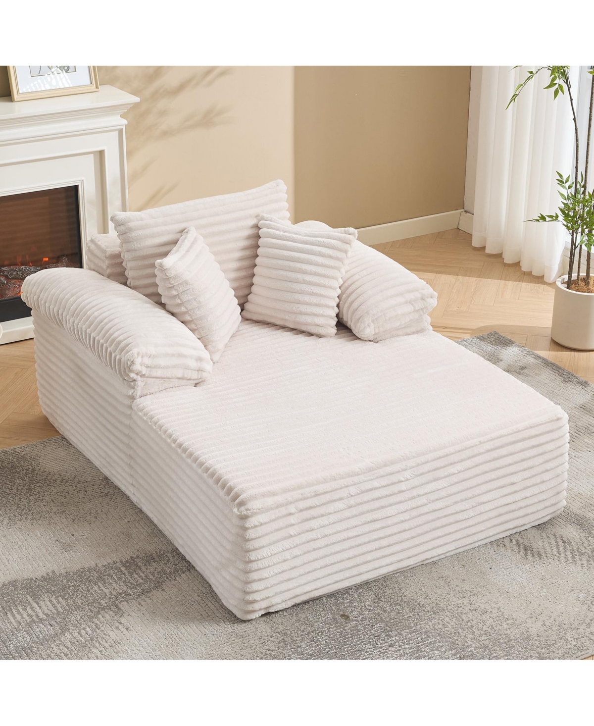Click here for gaomon Corduroy Sleeper Sofa Bed Extra Large Indoo... prices