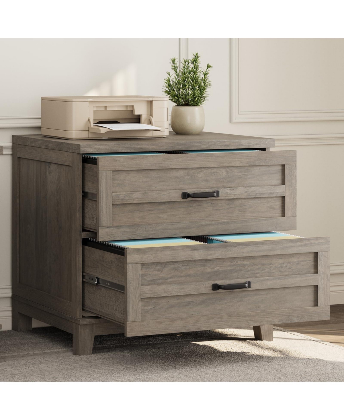 Click here for gaomon Farmhouse Lateral File Cabinet 2 Deep Drawe... prices