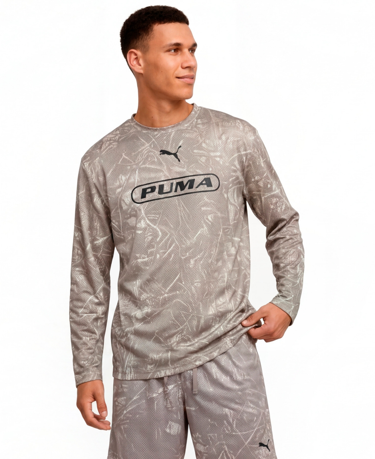 Click here for Puma Mens Graphic Crewneck Jersey T-Shirt - Mouse... prices
