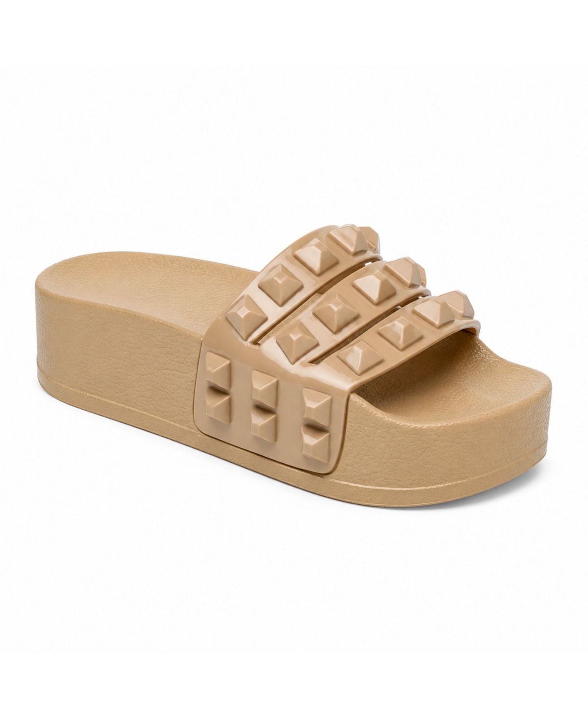 Click here for Carmen Sol Womens Carmen Slides Sandals - Nude prices