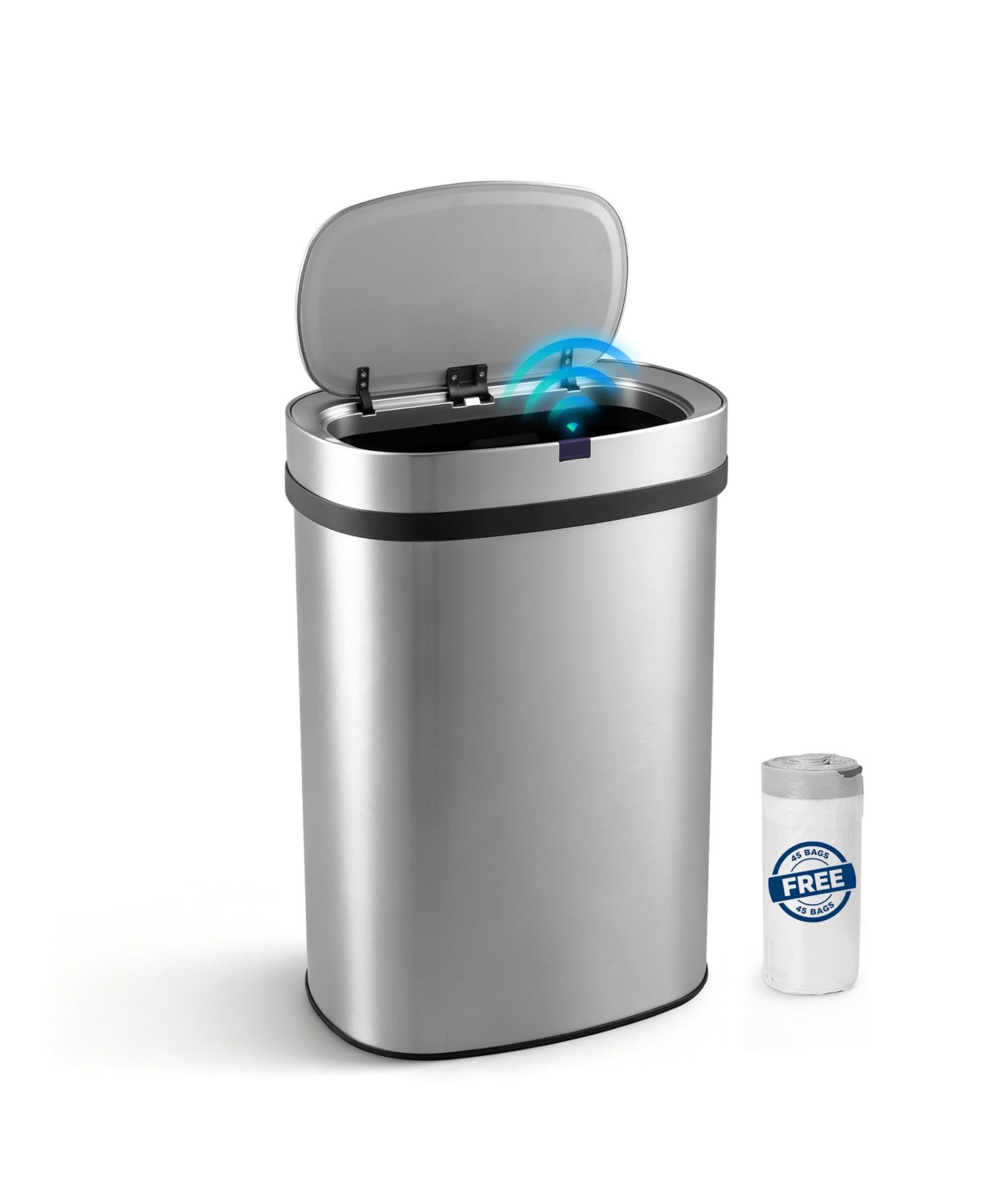 Click here for Mega Casa 18-Gallon Motion Sensor Trash Can with 2... prices