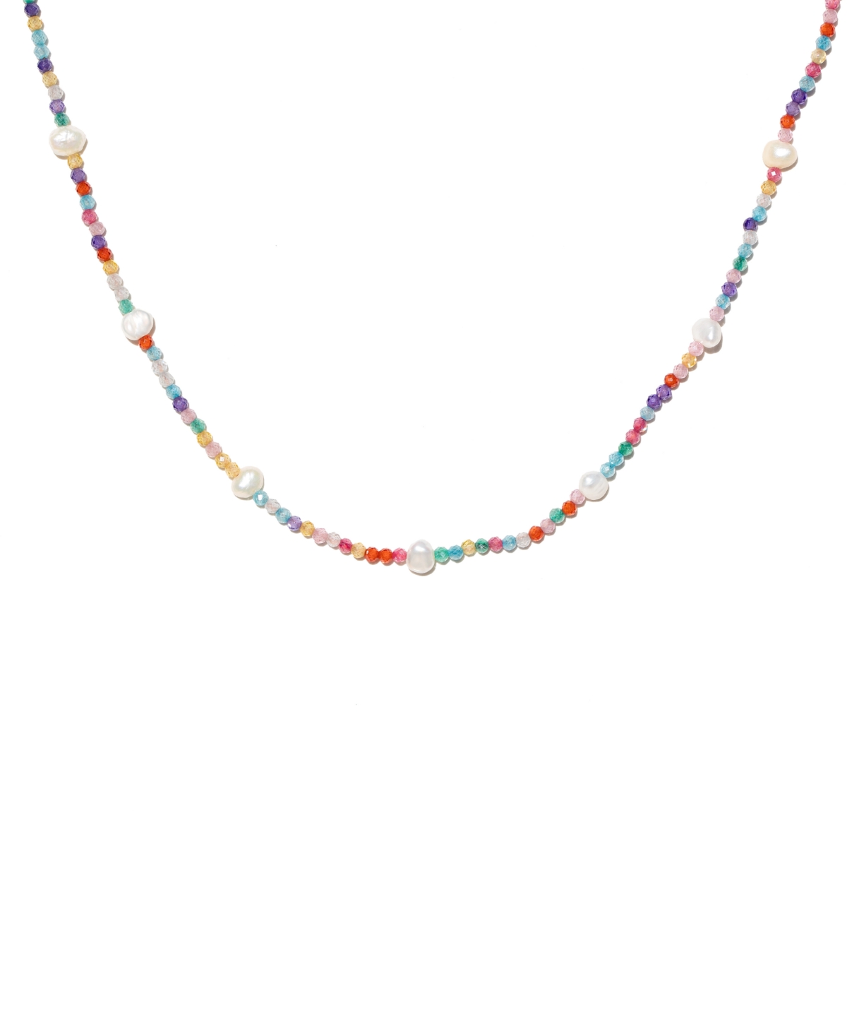 Click here for Girls Crew Crystal Saltwater Taffy Beaded Necklace... prices