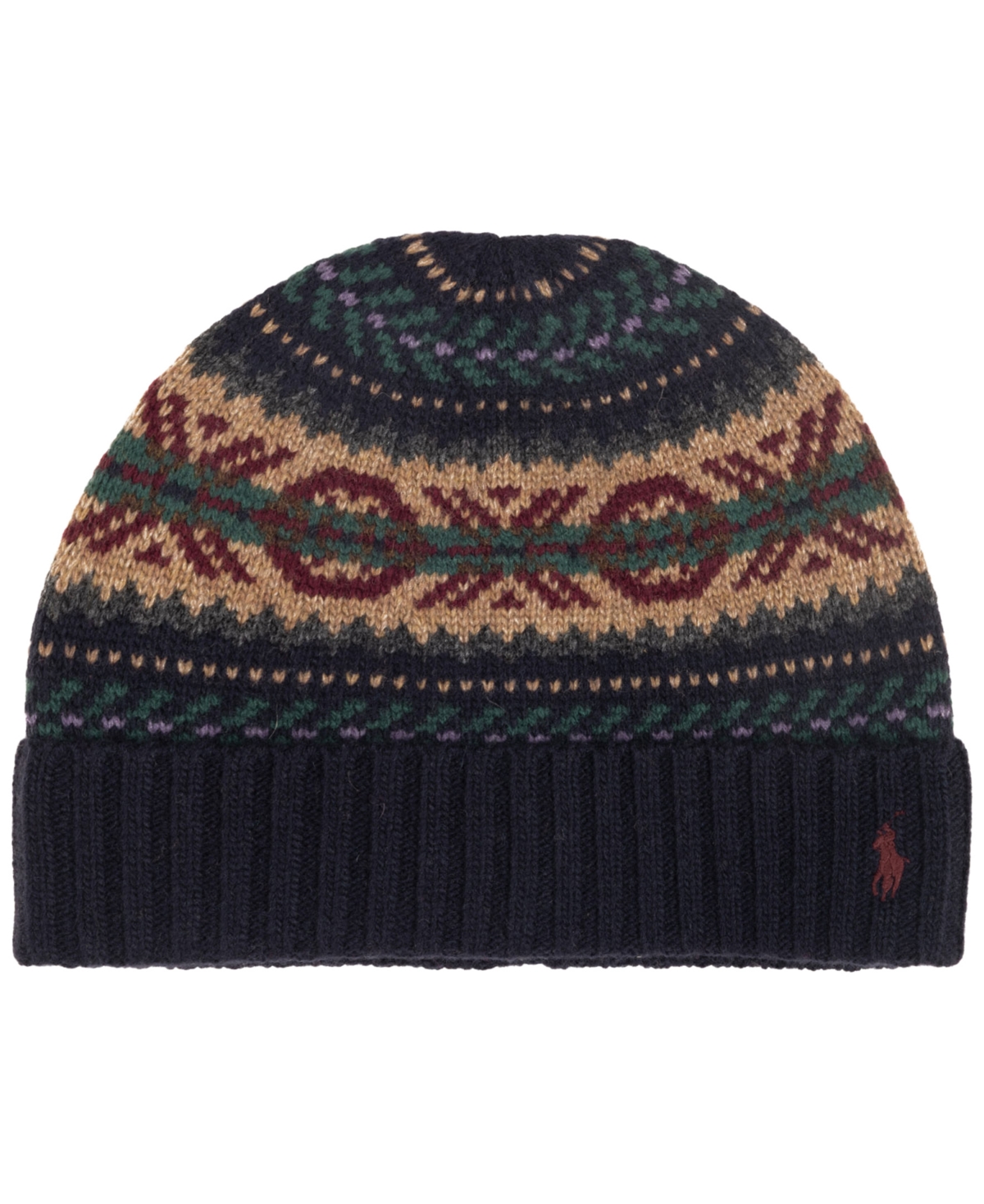 Click here for Polo Ralph Lauren Mens Fair Isle Pattern Beanie -... prices