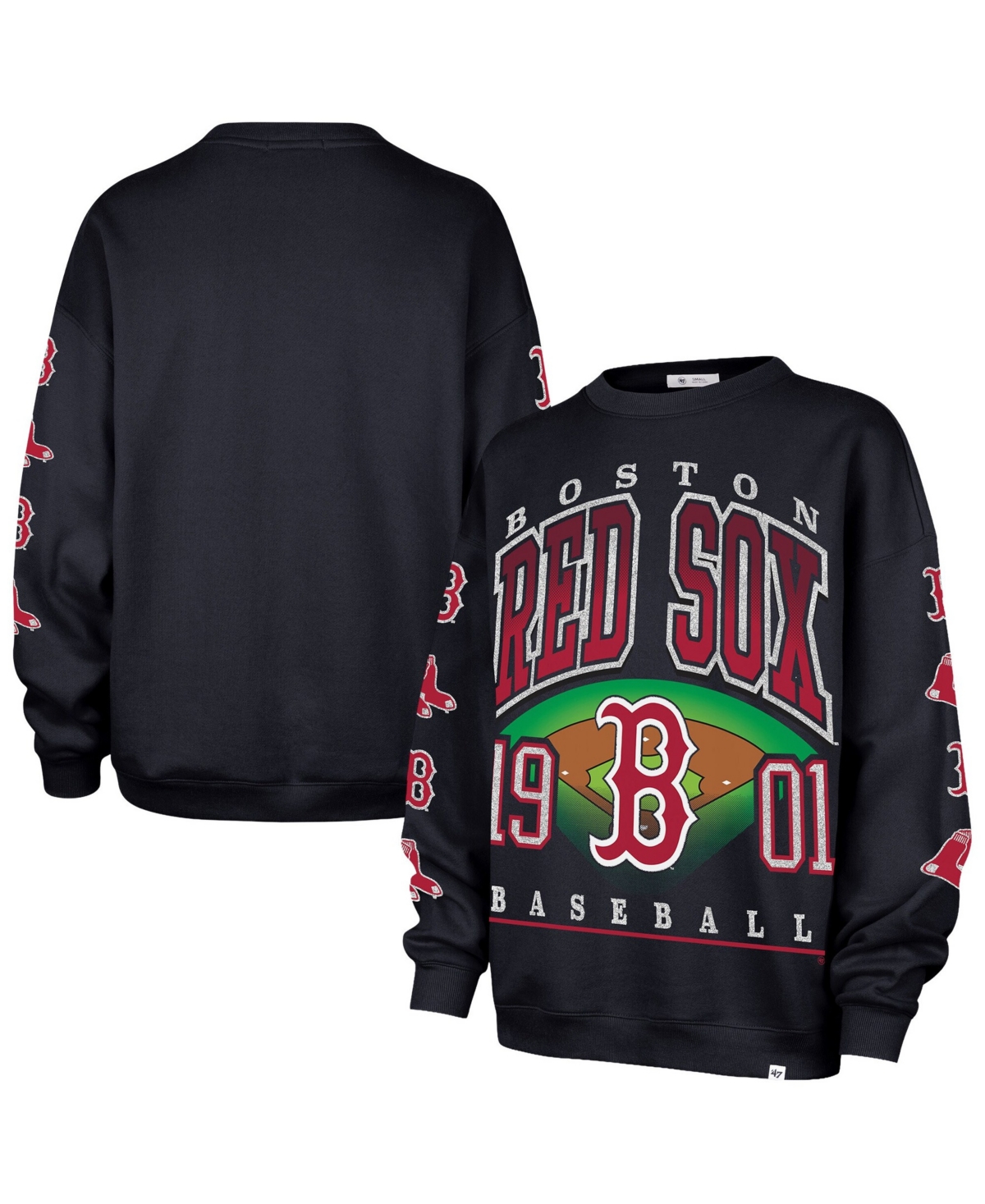 Click here for 47 Brand Womens Black Boston Red Sox Trendy Team G... prices