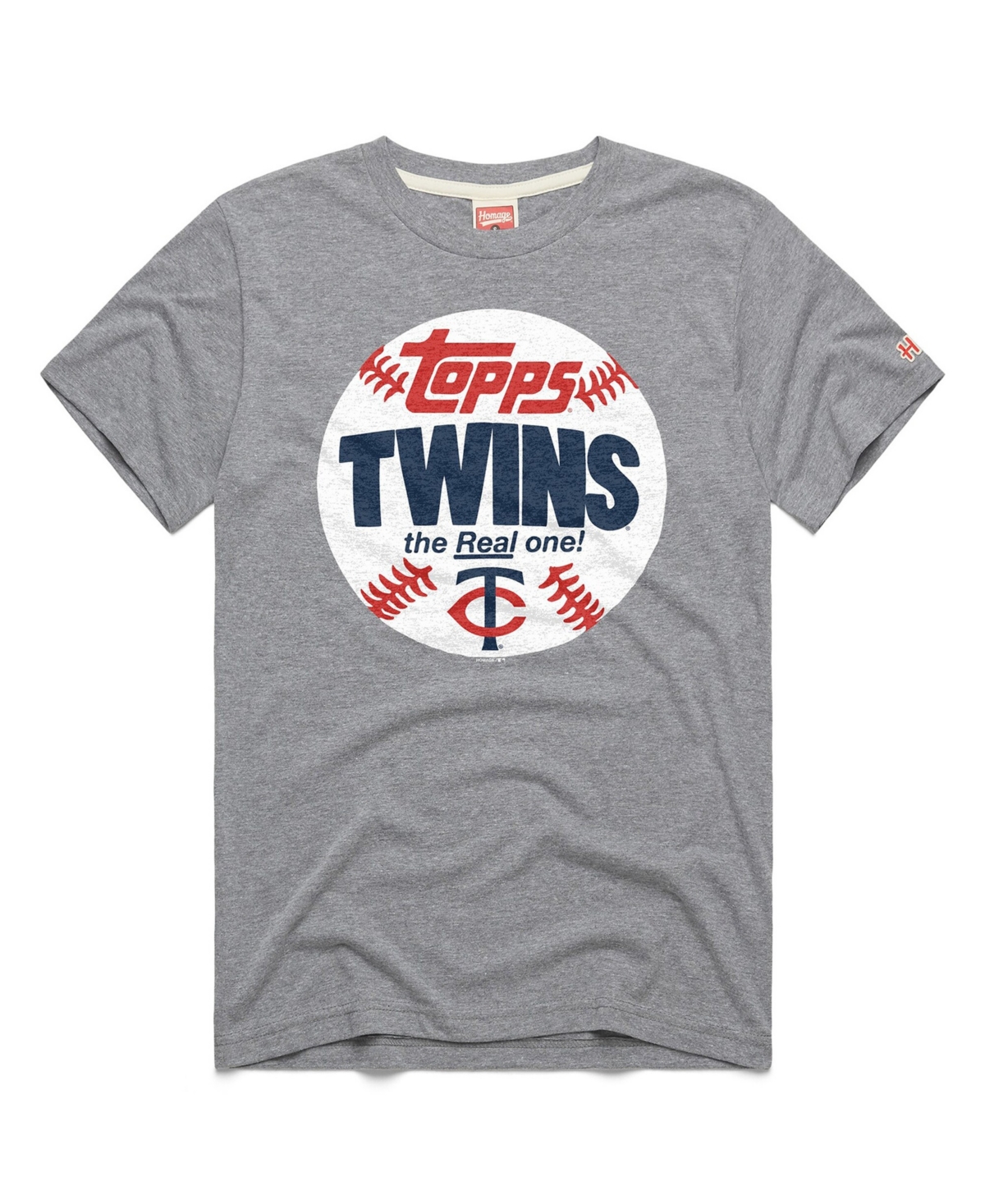 Click here for Homage Mens Gray Minnesota Twins Mlb x Topps Baseb... prices