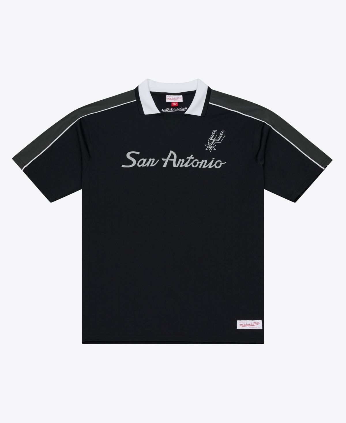 Click here for Mitchell & Ness Mens Black San Antonio Spurs Polo... prices
