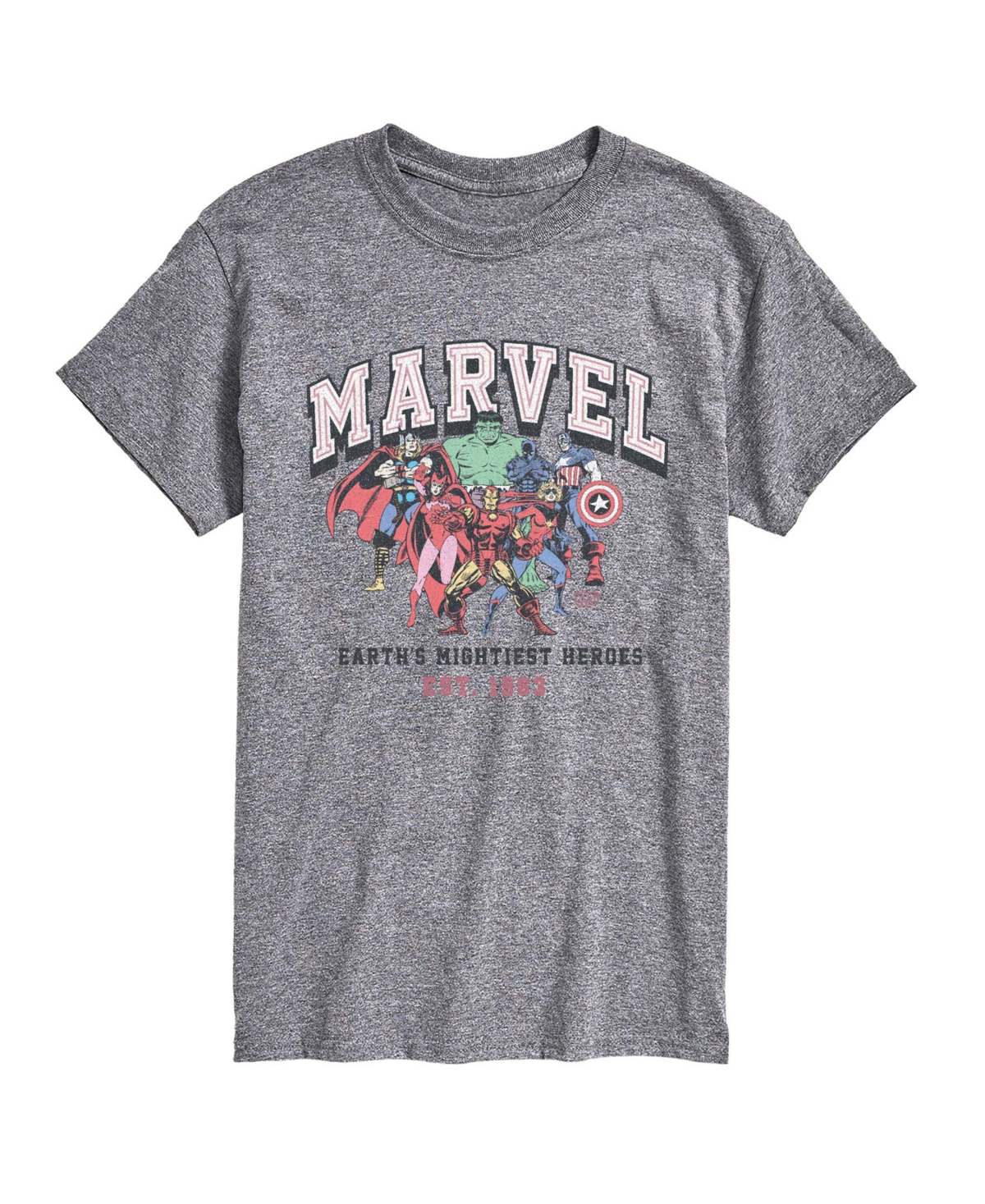 Click here for Airwaves Mens Marvel Collegiate Faded Graphic T-Sh... prices