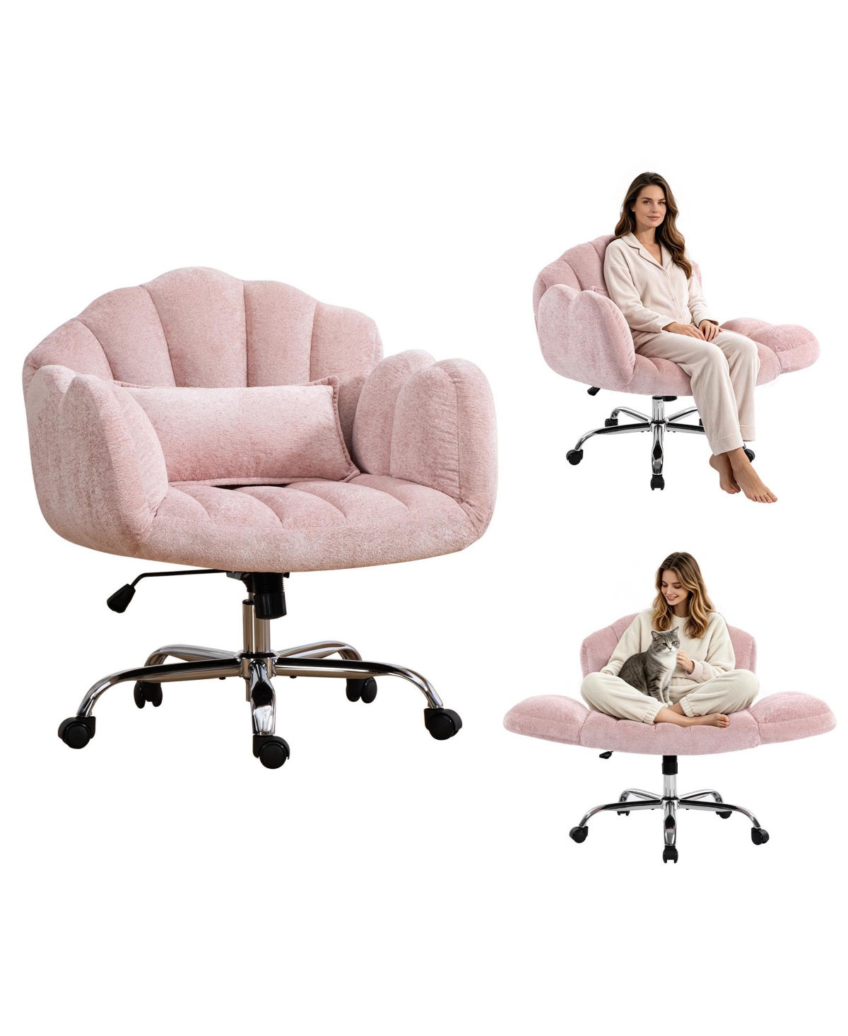 Click here for Dyhome Cross-Legged Office Chair With Flip-up Arms... prices