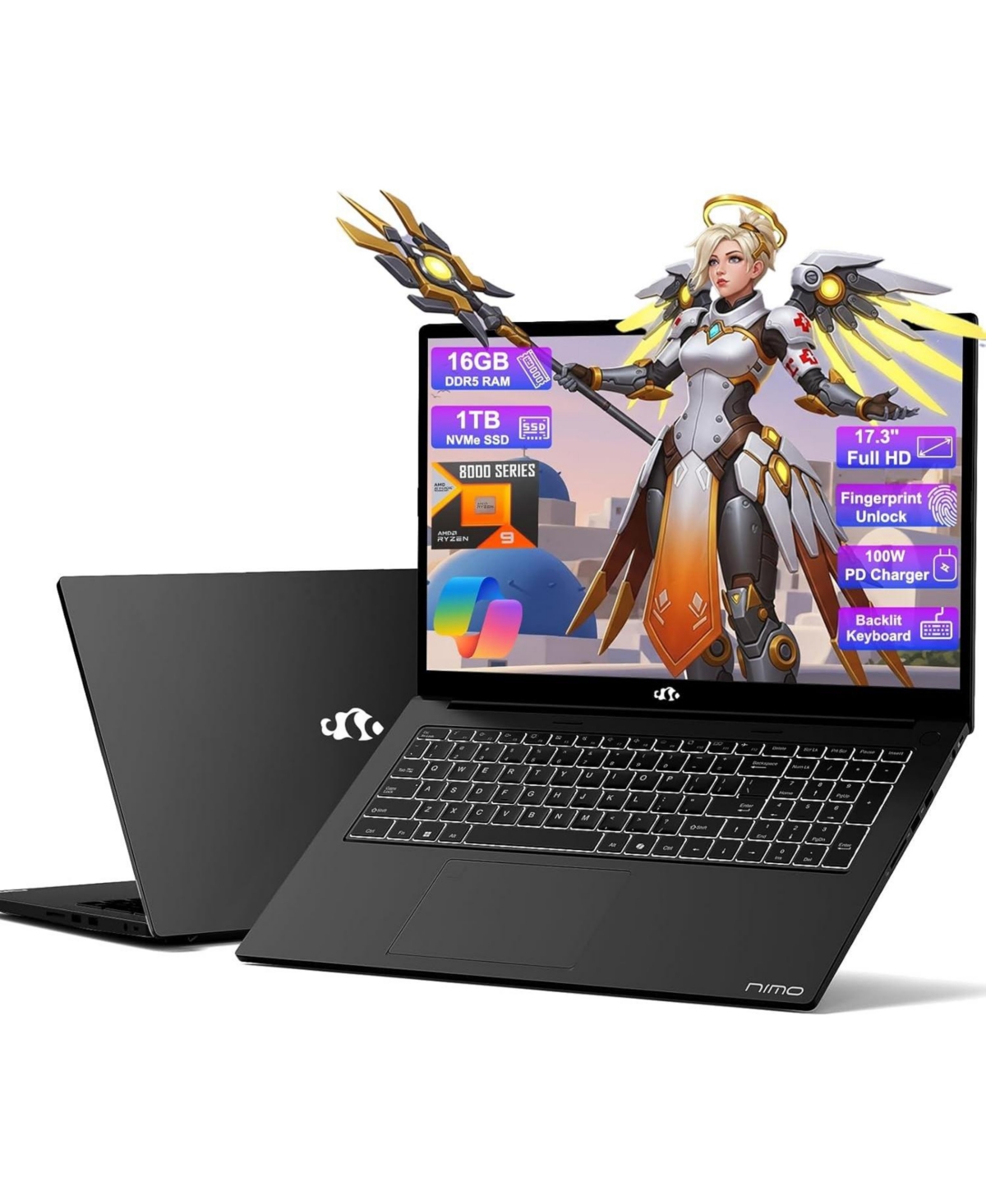 Click here for Nimo 17.3 Gaming Laptop Amd Ryzen 9 8945HS 16GB DD... prices