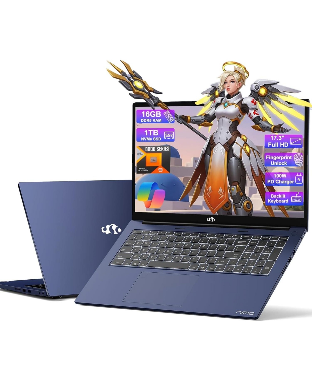 Click here for Nimo 17.3 Gaming Laptop Amd Ryzen 9 8945HS 16GB DD... prices
