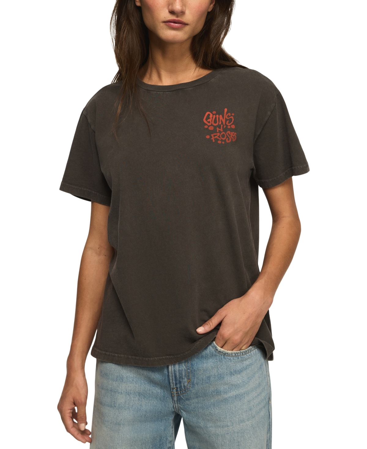 Click here for Lucky Brand Womens Guns N Roses Graphic Print Boyf... prices
