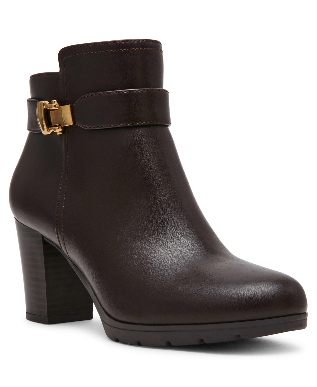Click here for Anne Klein Womens Reins Zipper Dress Booties - Dar... prices