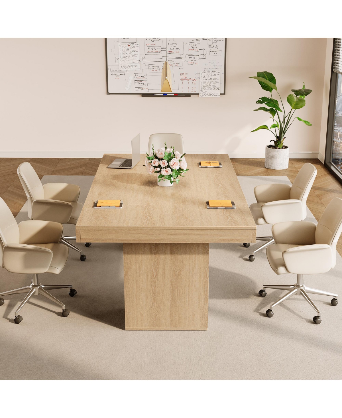 Click here for gaomon 70.8 Farmhouse Rectangular Wood Dining Tabl... prices