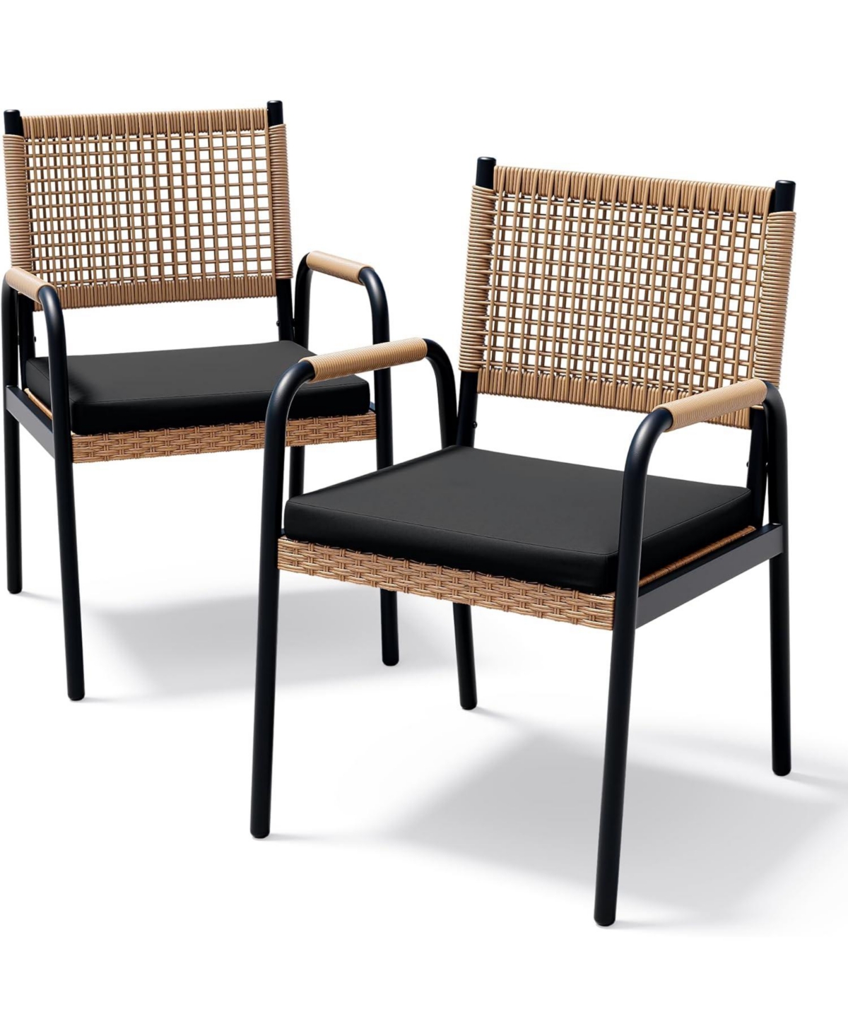 Click here for gaomon Set of 2 Wicker Patio Chairs â Outdoor Wi... prices