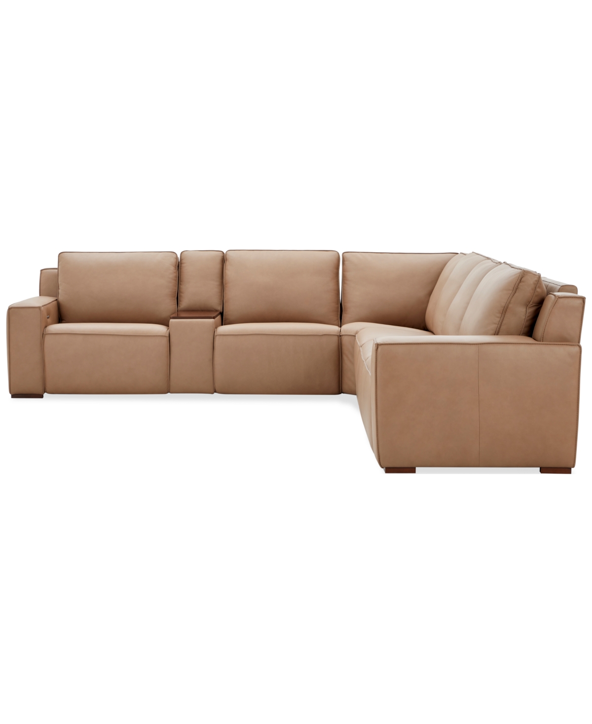 Click here for Aspen 3PM 7-Piece Leather Sectional Sofa Set (Laf... prices