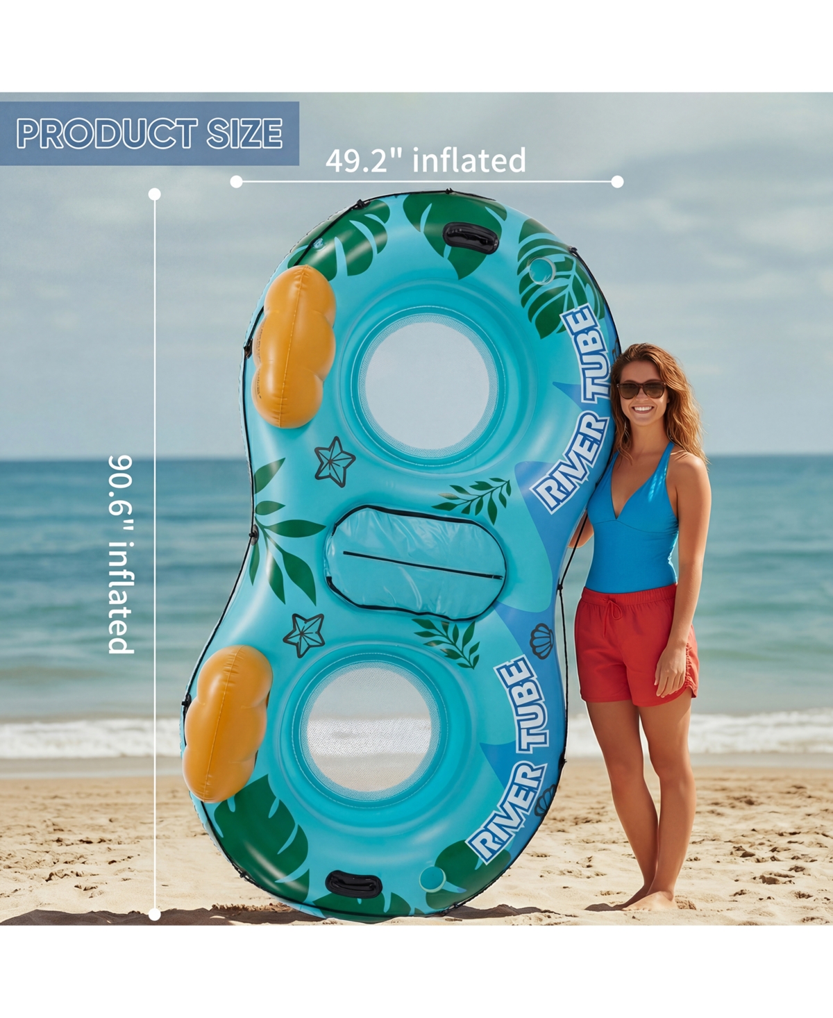 Click here for Zeny 2 inflatable river floaters  equipped with de... prices