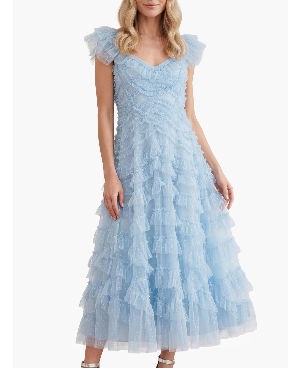 Click here for Needle & Thread Womens Lola Backless Ballerina Dre... prices