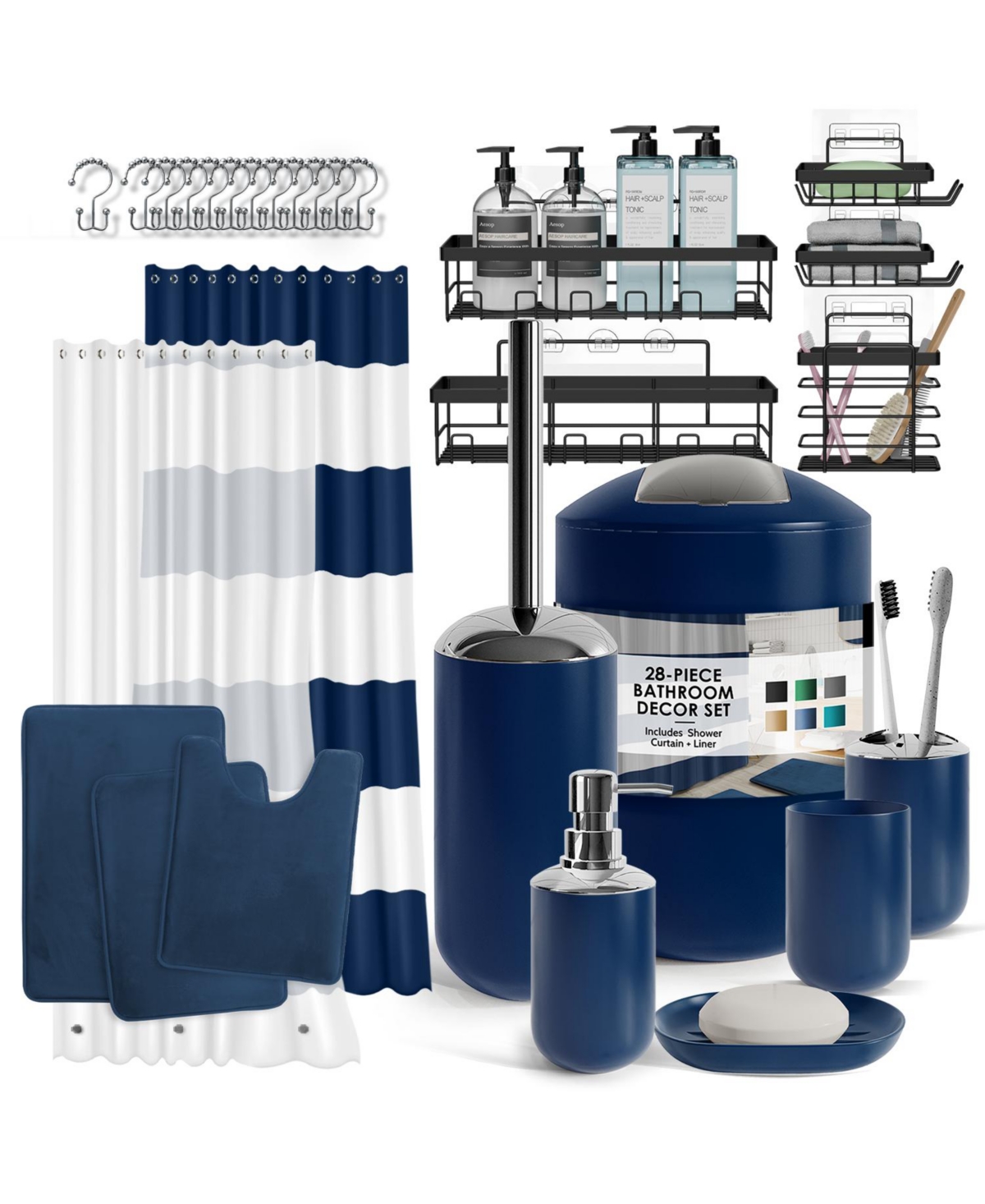 Click here for Clara Clark Piece Complete Bathroom Set with Bath... prices