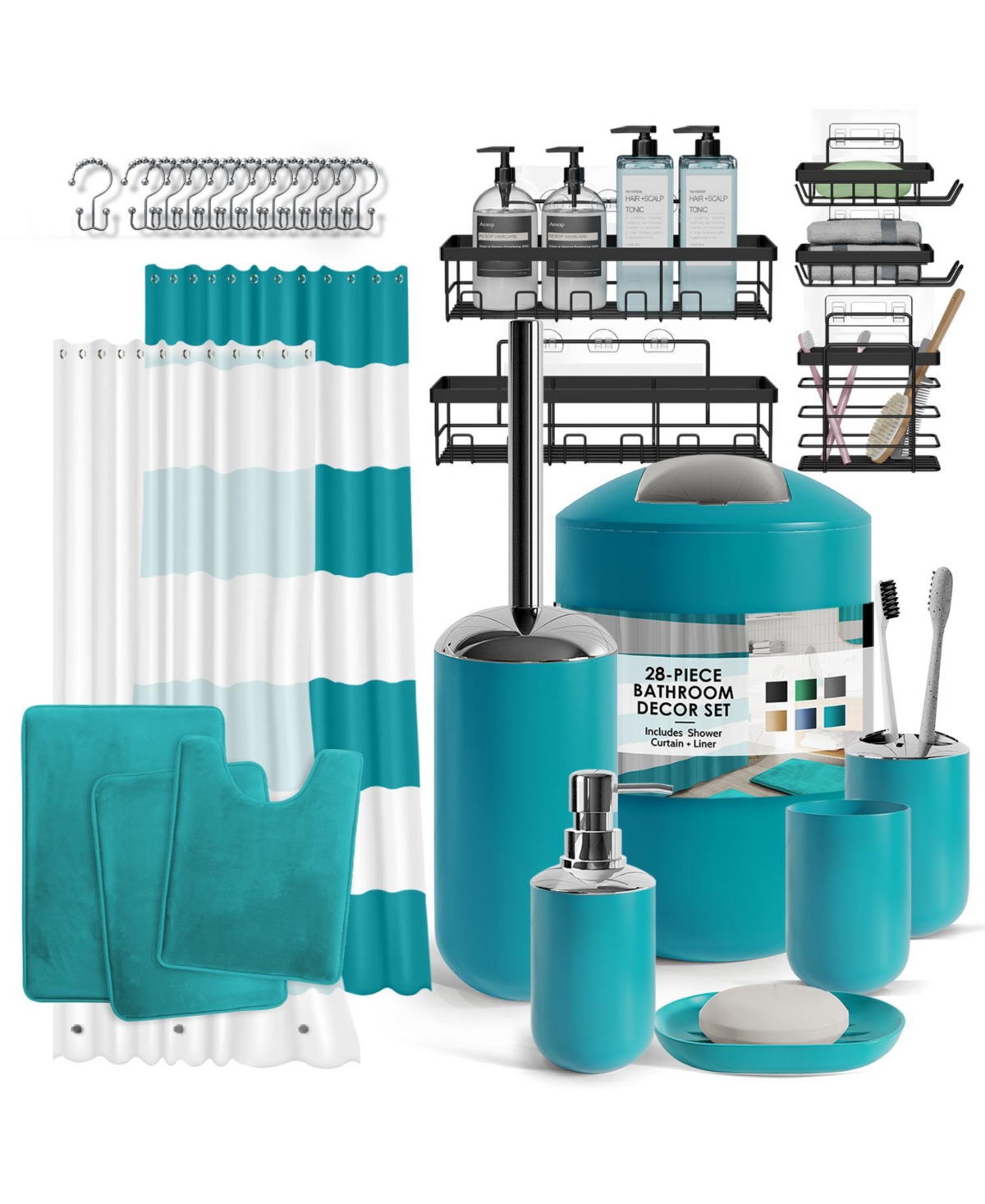 Click here for Clara Clark Piece Complete Bathroom Set with Bath... prices