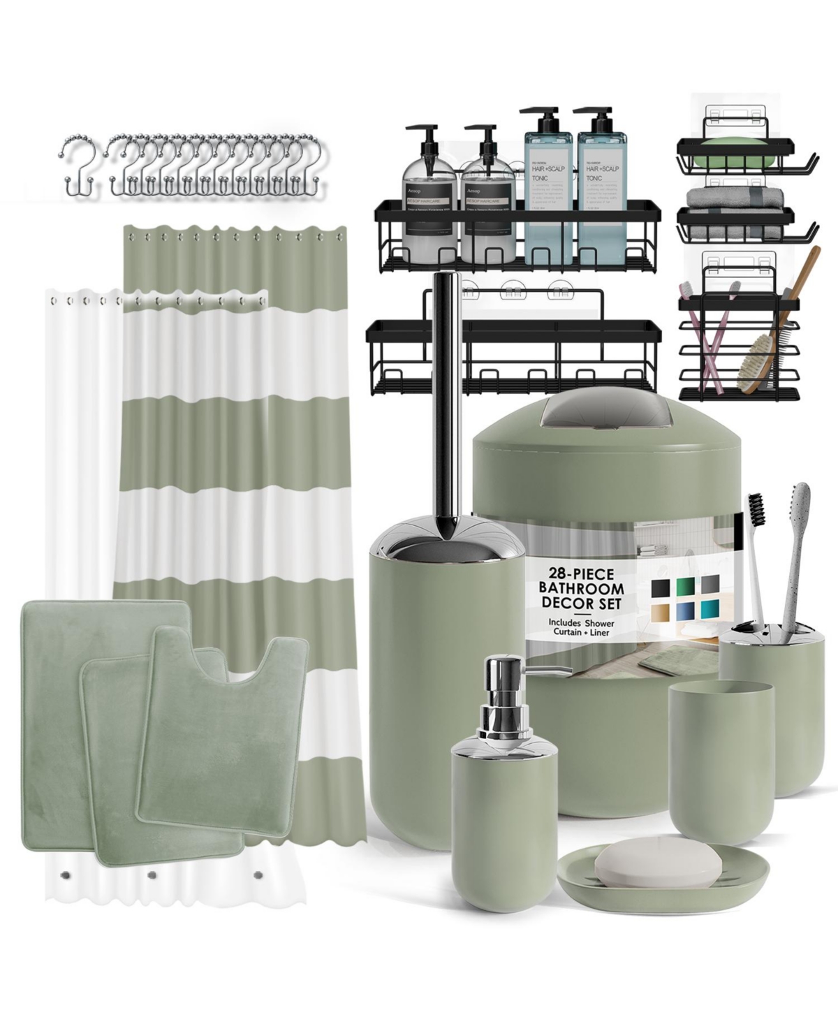 Click here for Clara Clark Piece Complete Bathroom Set with Bath... prices