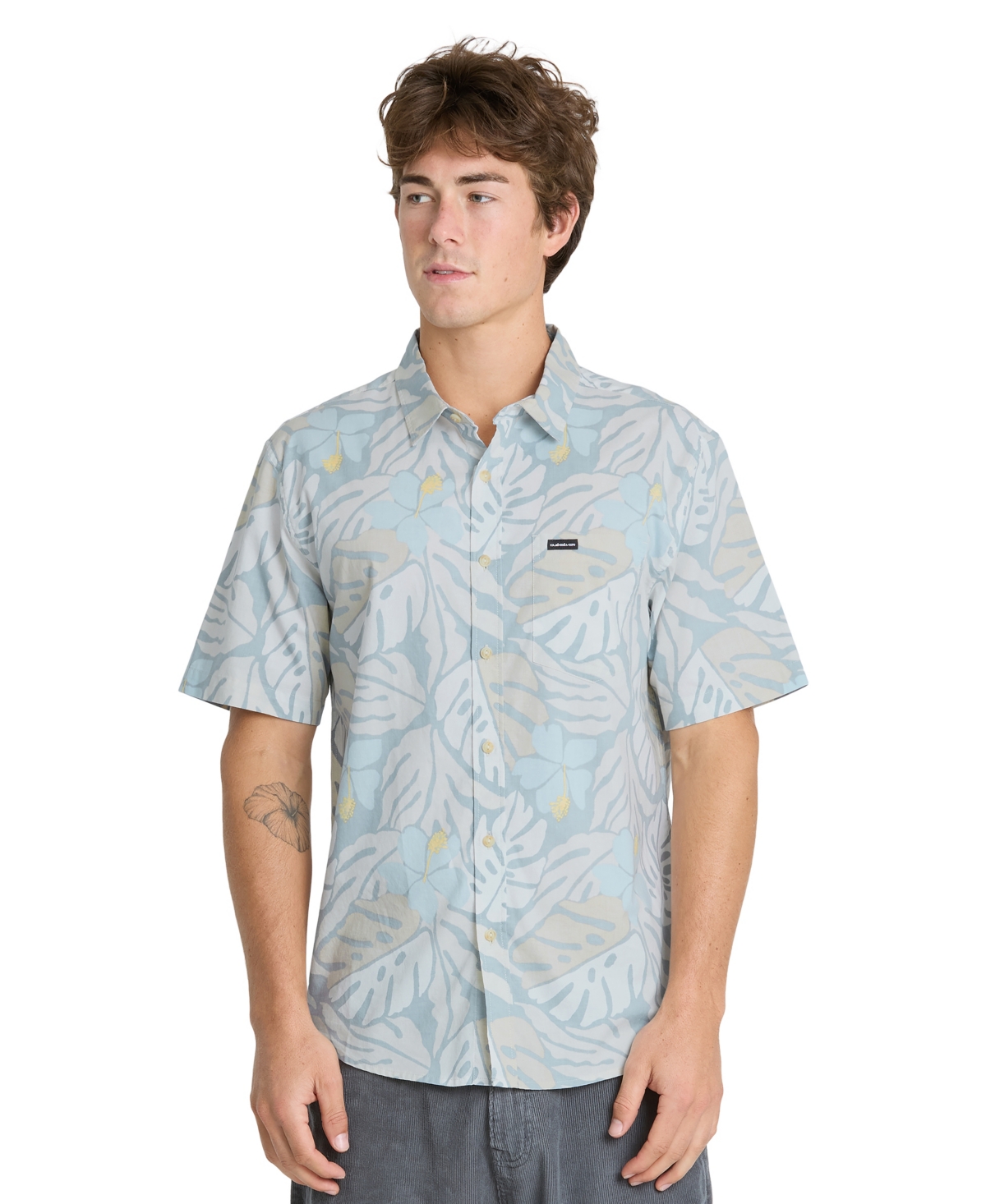 Click here for Quiksilver Mens Palm Breeze Classic Shirt - Peyote prices