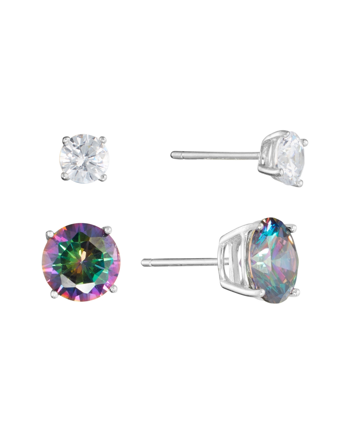 Click here for Macys 8mm Mystic Cubic Zirconia Stud Earrings - My... prices