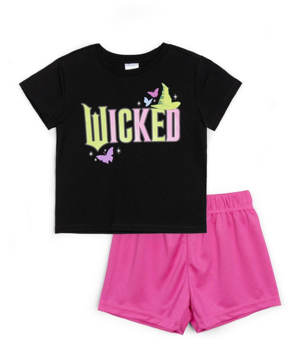Click here for Wicked Girls (5-16) Athletic 2-Piece T-Shirt and S... prices