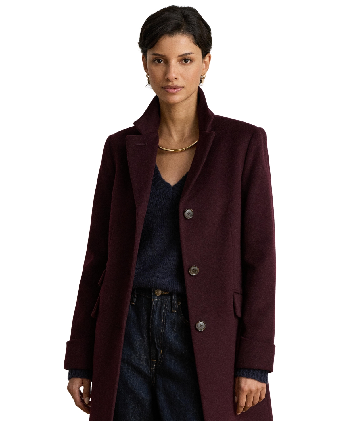 Click here for Lauren Ralph Lauren Womens Single-Breasted Walker... prices