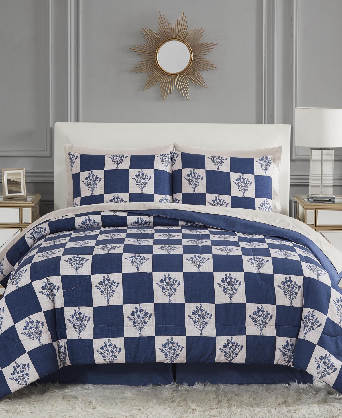 Click here for Macys Lilac Fields 8-Piece Comforter Sets - Blue prices