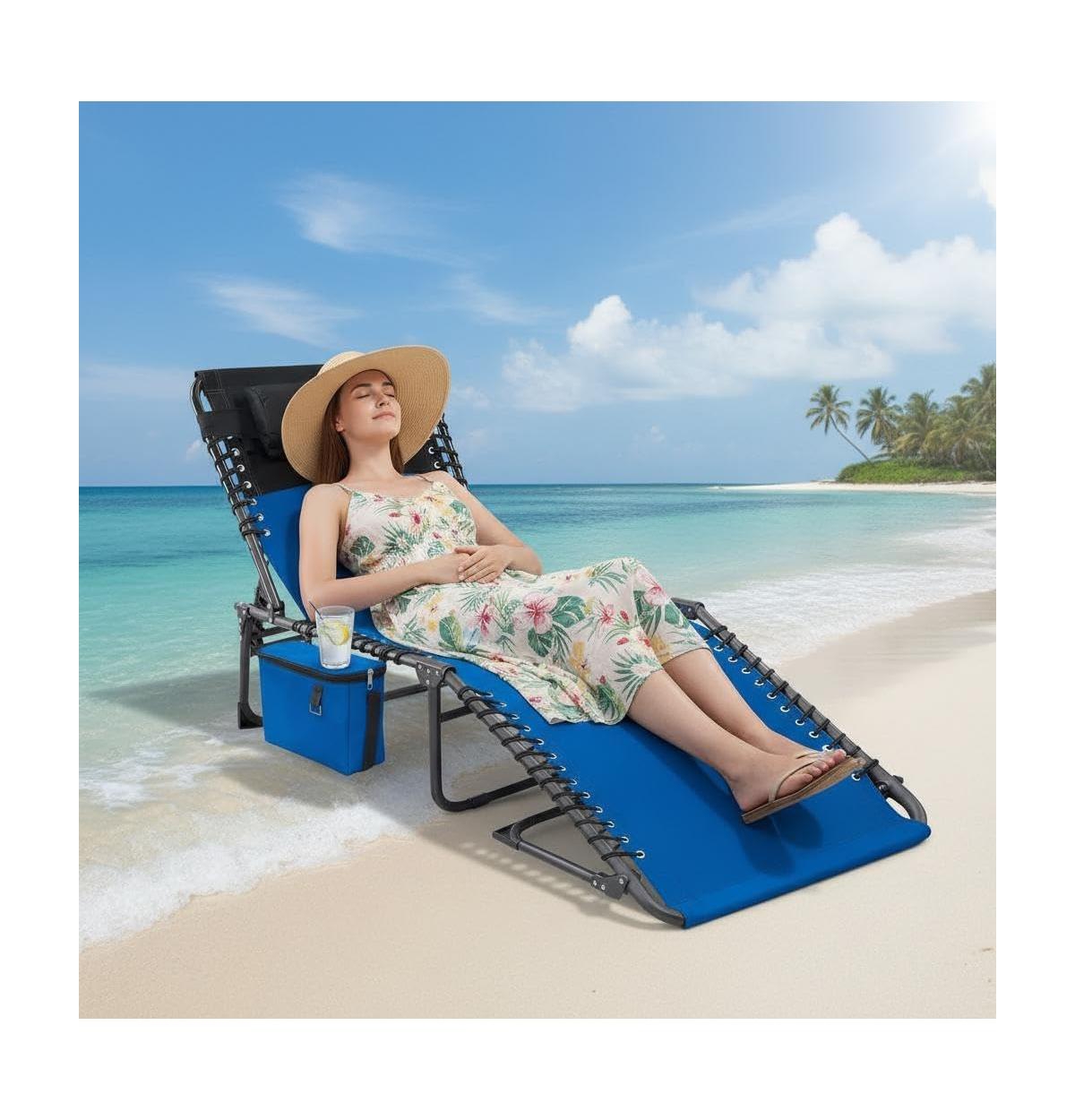 Click here for gaomon Chaise Lounge Chair Outdoor  5-Position Adj... prices