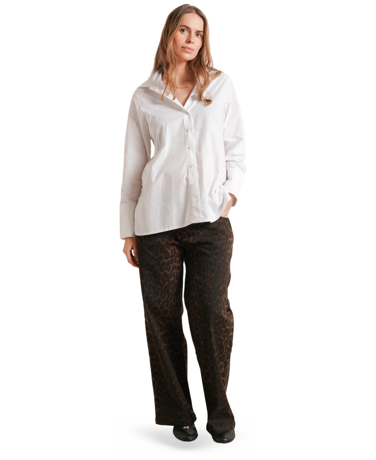Click here for Nom Maternity Maternity Slouch Under the Belly Den... prices