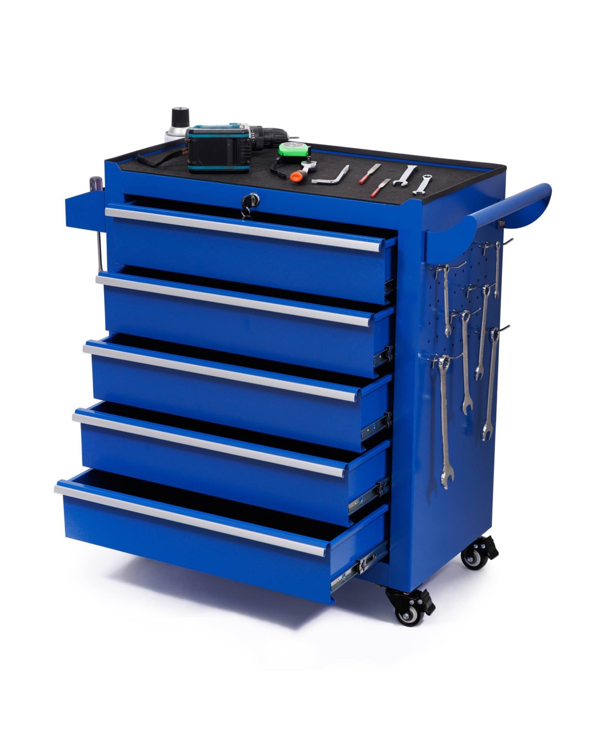 Click here for Clihome 5-Drawer Tool Cabinet - Blue prices