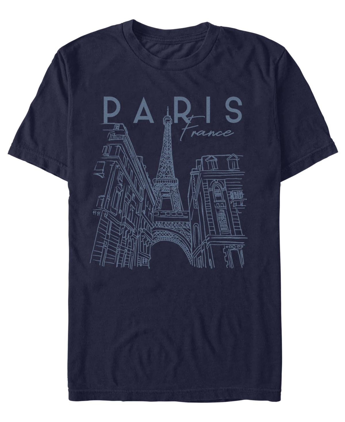 Click here for Fifth Sun MensÂ Paris City Sketchy T-Shirt - Navy prices