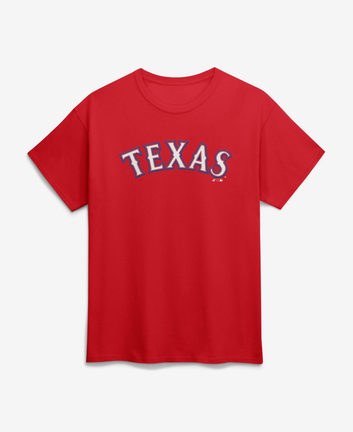Click here for Logo Athletic Mens Red Texas Rangers Wordmark T-Sh... prices