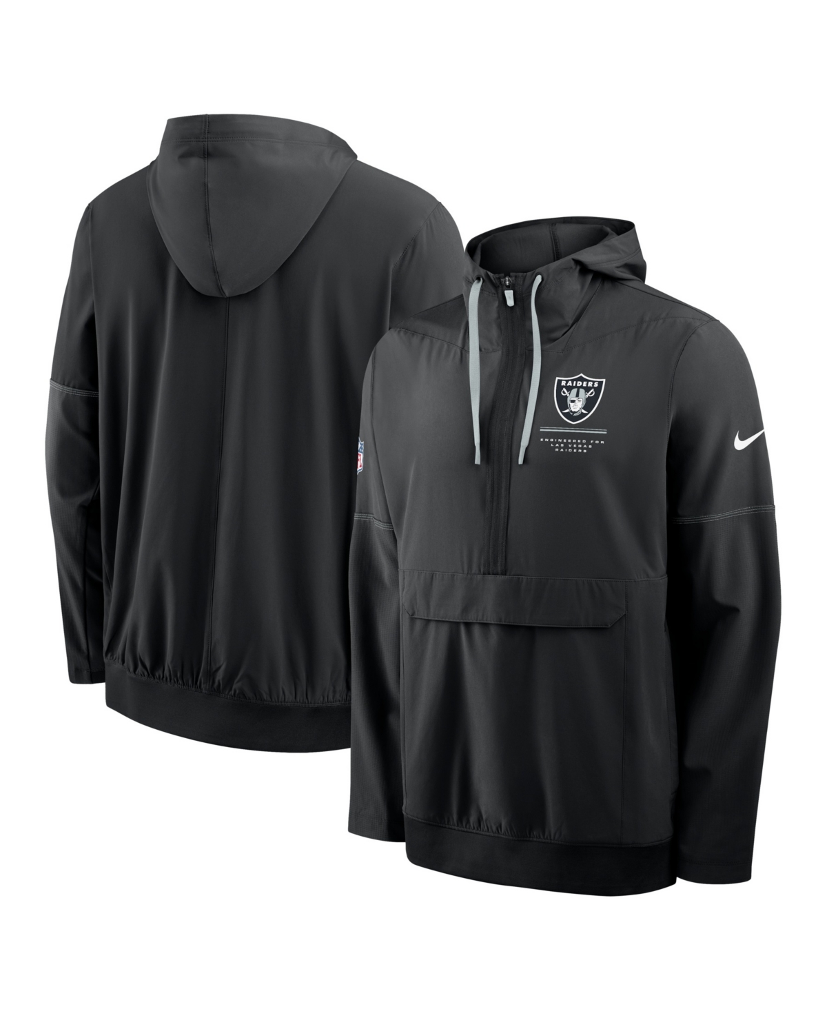 Click here for Nike Mens Black Las Vegas Raiders Sideline Anorak... prices