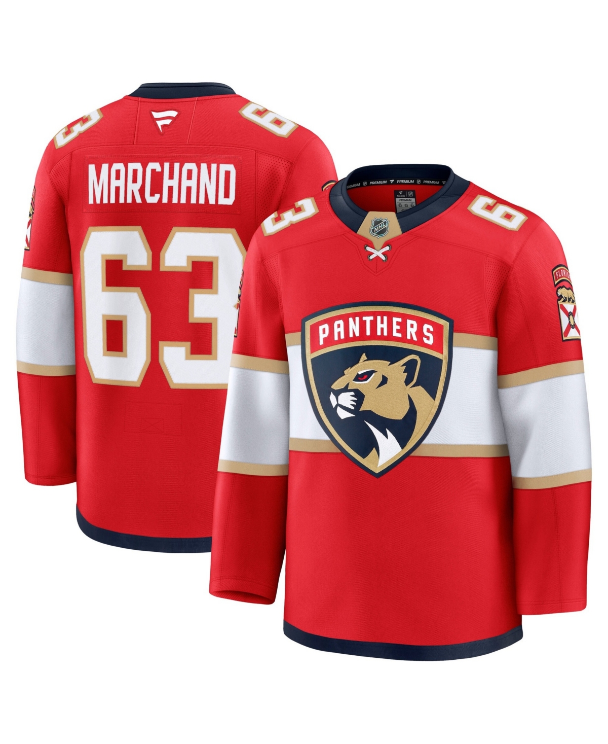 Click here for Fanatics Mens Brad Marchand Red Florida Panthers H... prices