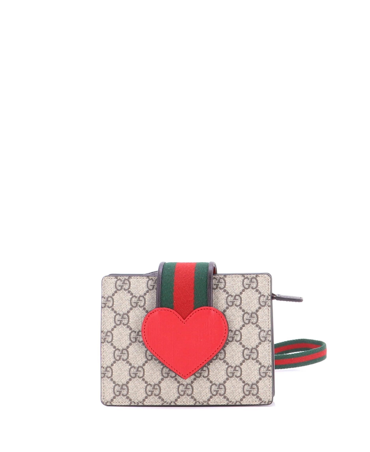 Click here for Pre-Owned Gucci Childrens Web Heart Shoulder Bag G... prices