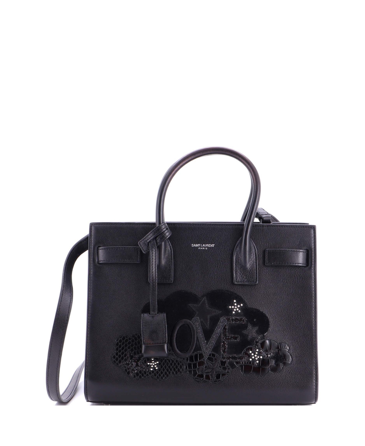 Click here for Pre-Owned Saint Laurent Baby Sac de Jour Bag Patch... prices