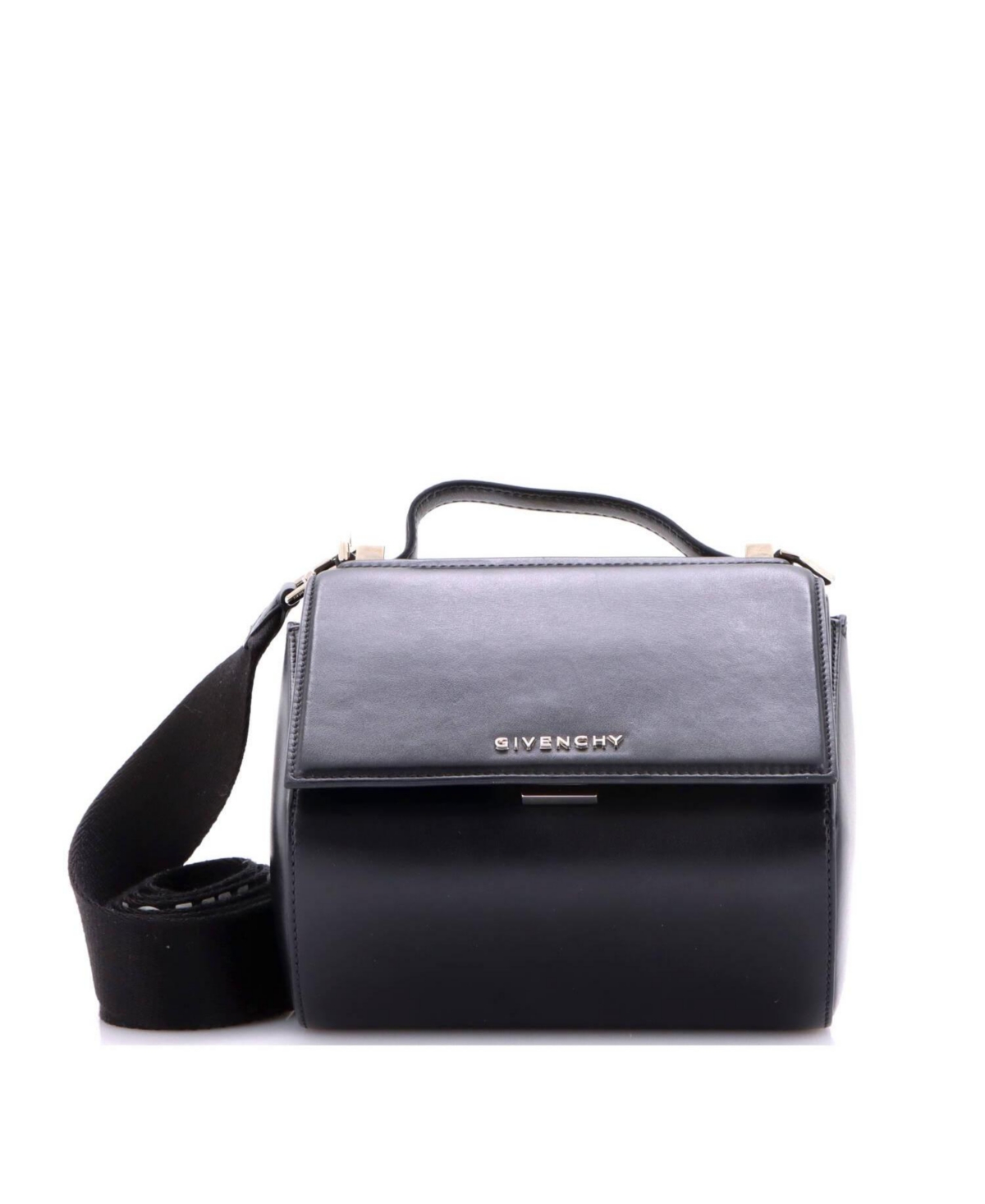 Click here for Pre-Owned Givenchy Mini Logo Strap Pandora Box Bag... prices