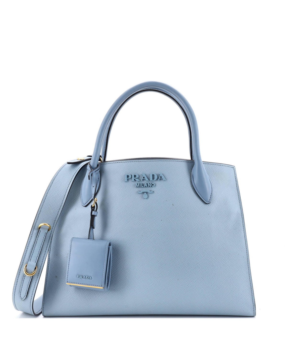 Click here for Pre-Owned Prada Medium Monochrome Tote Saffiano wi... prices